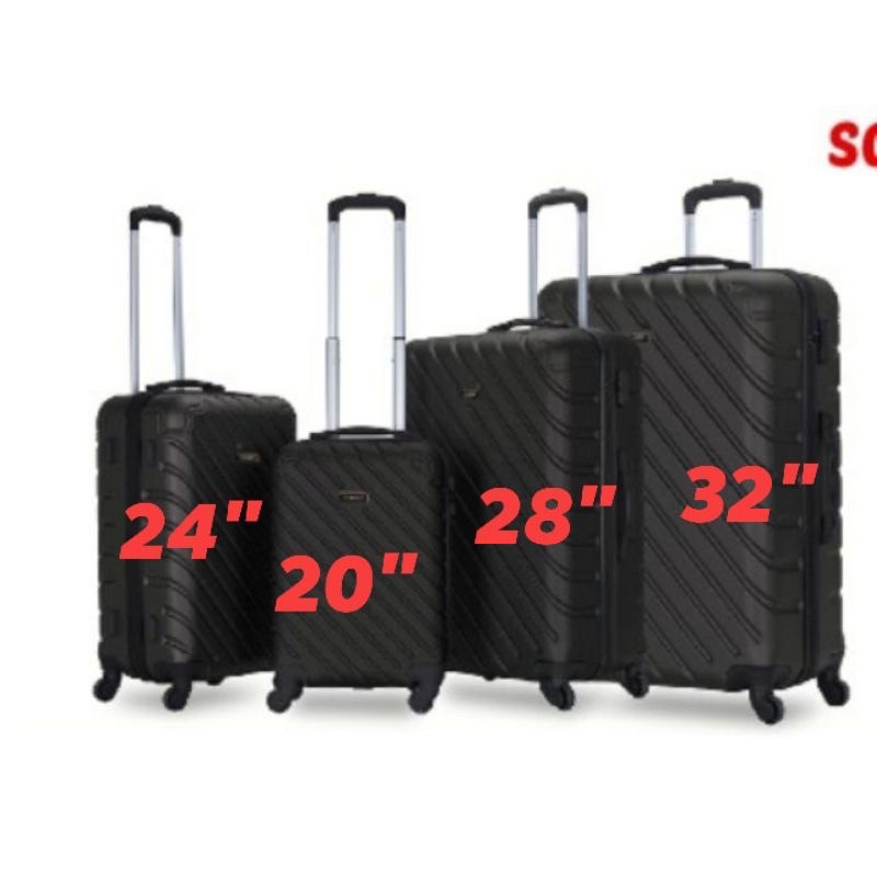 20"INCH ATAU 24"INCH TRAVEL LUGGAGE BAG SUITCASES / BEG BAGASI SIZE ...
