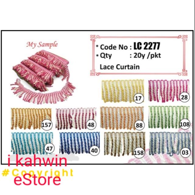 🎉🎉🎉20yds/pkt Renda Kain Benang (Lace Spin ) | Shopee Malaysia