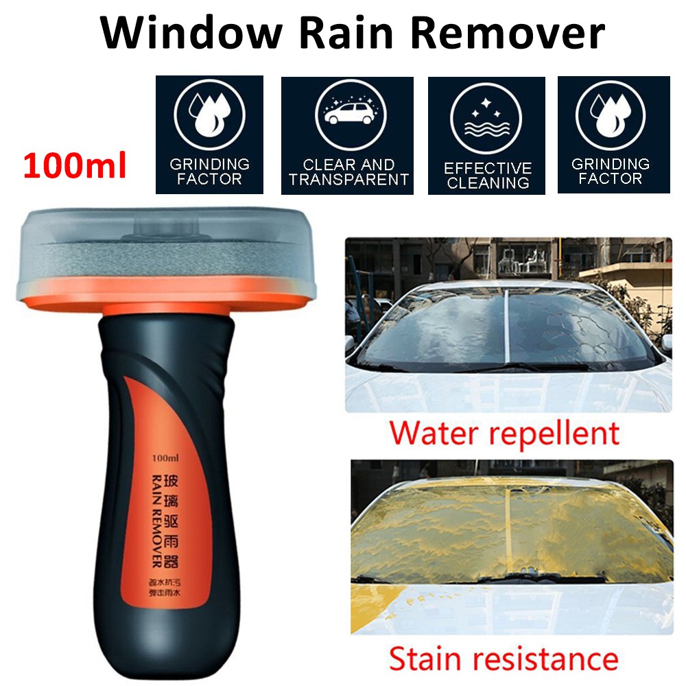 100ml Car Rain Window Remover Rain Repellent Water Mark Windshield ...