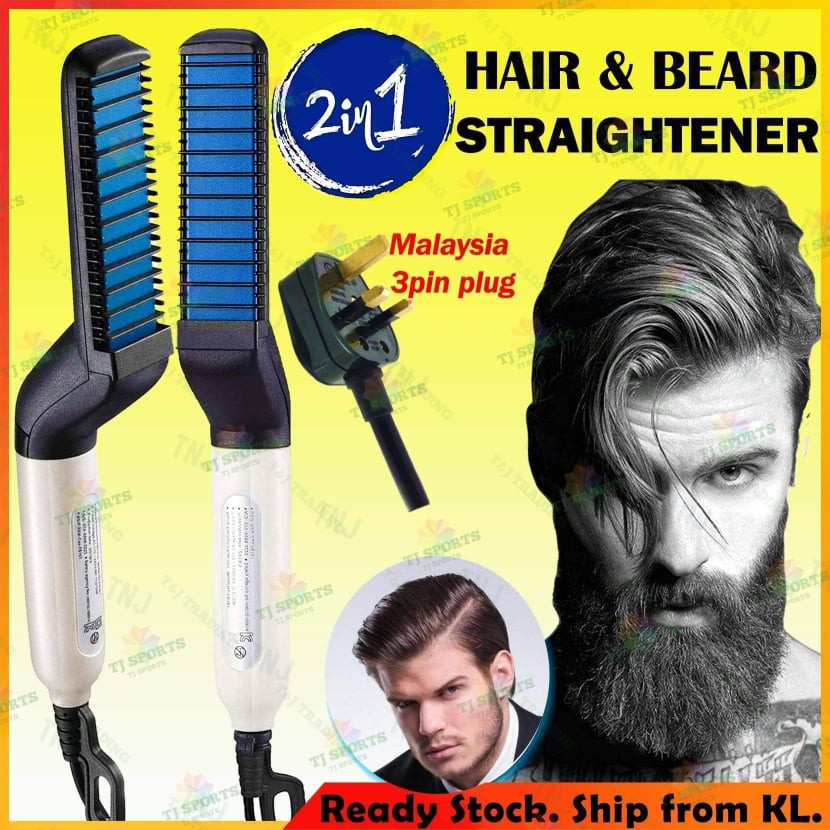 M-Styler Electronic Men Hair Straightener Hair Comb Straightener Beard ...
