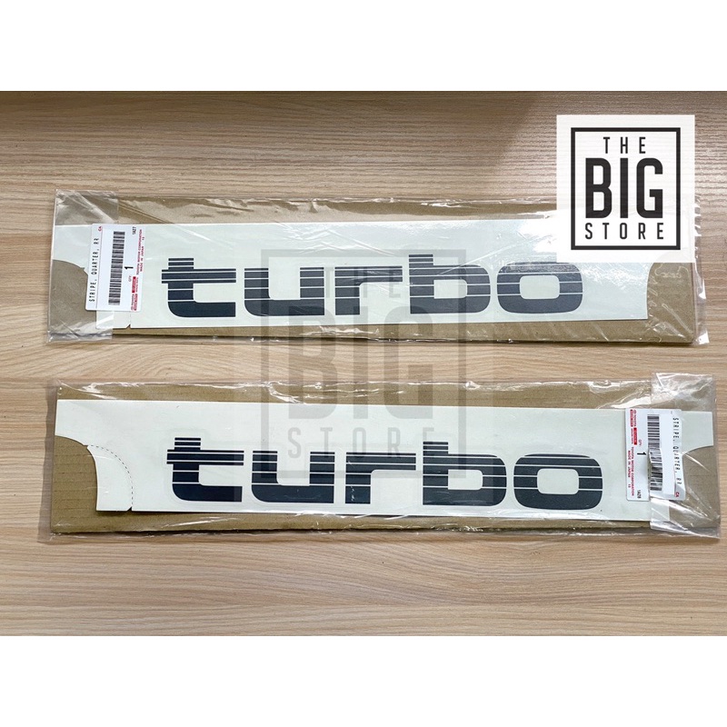 Toyota TURBO decal for Land Cruiser 80 series LC80 Toyota Japan ...