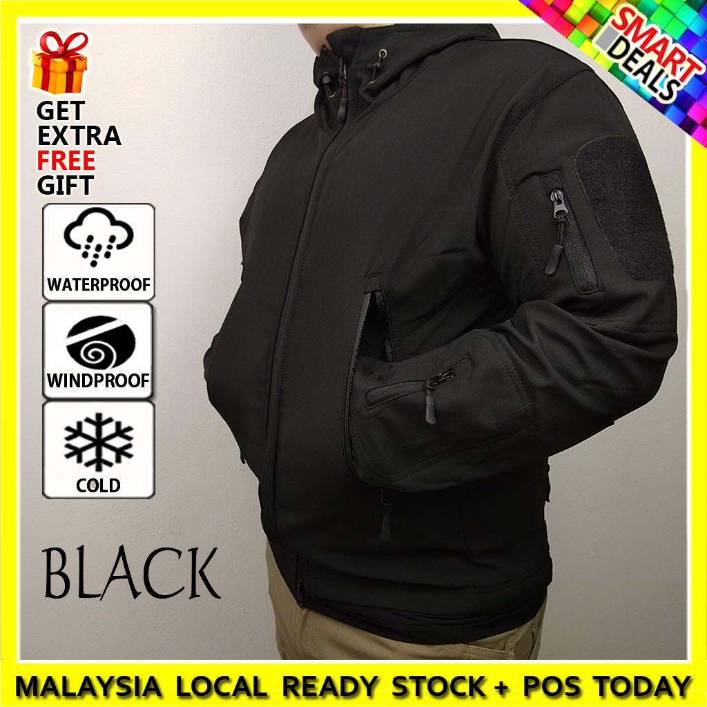 Jaket Motor Waterproof Sharkskin Jacket Men Motor Jacket Waterproof ...