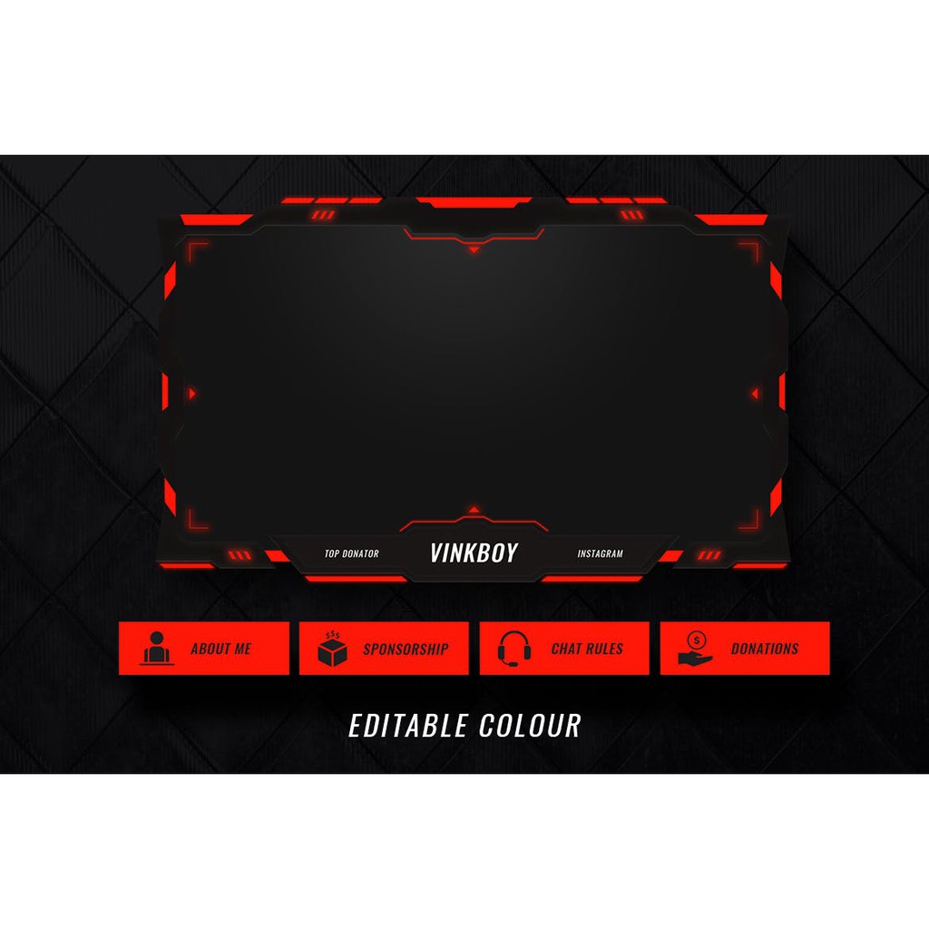 Facebook Live Streaming Facecam Overlay V13 | Shopee Malaysia