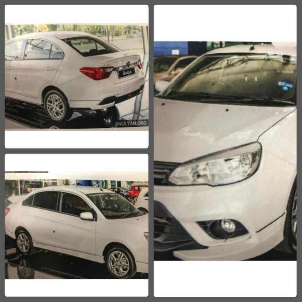 Proton Saga 3rd Generation VVT BT, Mk4 2017 OEM Skirting Body Kit PU ...