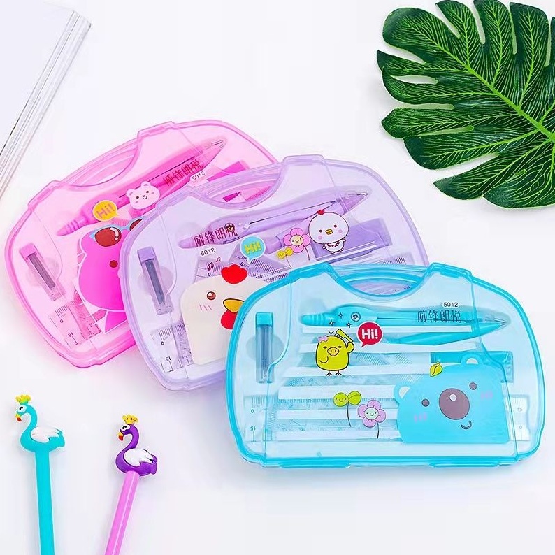Compa Set includes 7 Full rulerPiece for students (good quality ...