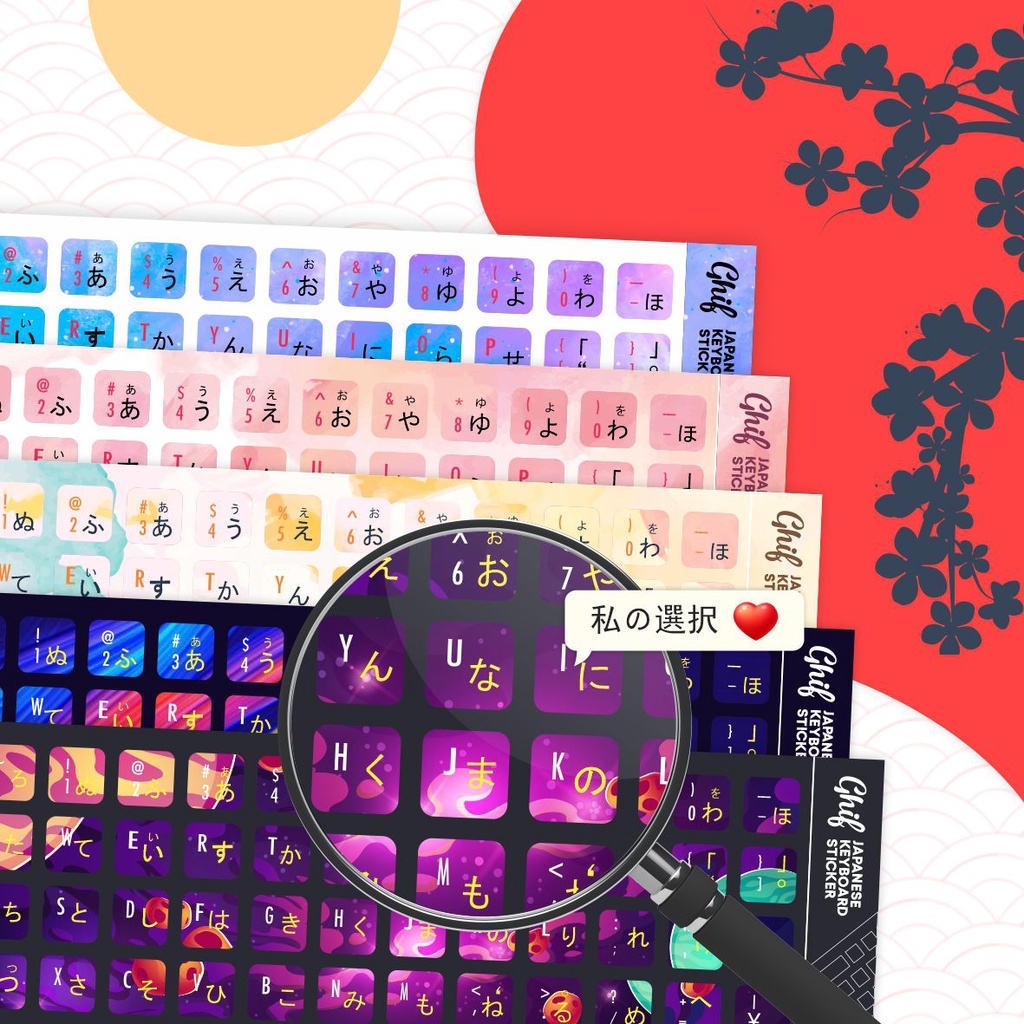 Japan Keyboard Sticker Premium Quality Suitable For All Laptop And Pc ...