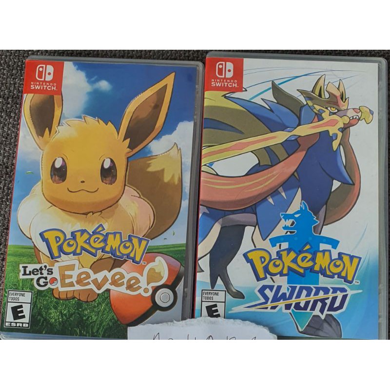 Nintendo Switch Pokemon Sword + Pokemon Eevee Combo | Shopee Malaysia