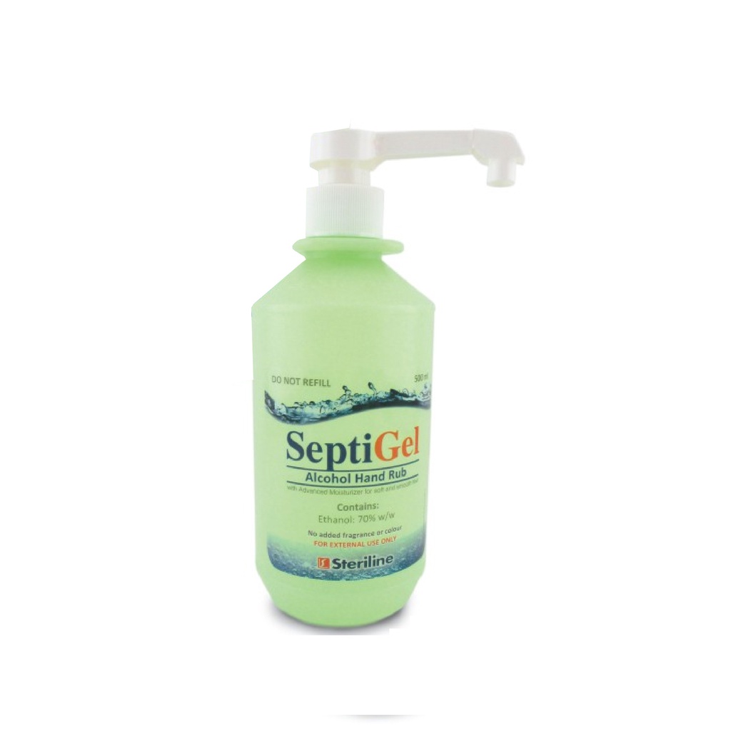 SEPTI-GEL Alcohol Hand Rub Gel (Hand Sanitizer) 500ML | Shopee Malaysia