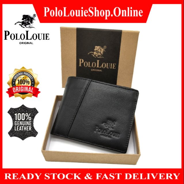 Original Polo Louie Smart Men's Genuine Leather Luxury Wallet With Gift ...