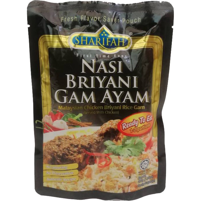 Halal Sharifah Food Nasi Briyani Gam Ayam | Shopee Malaysia