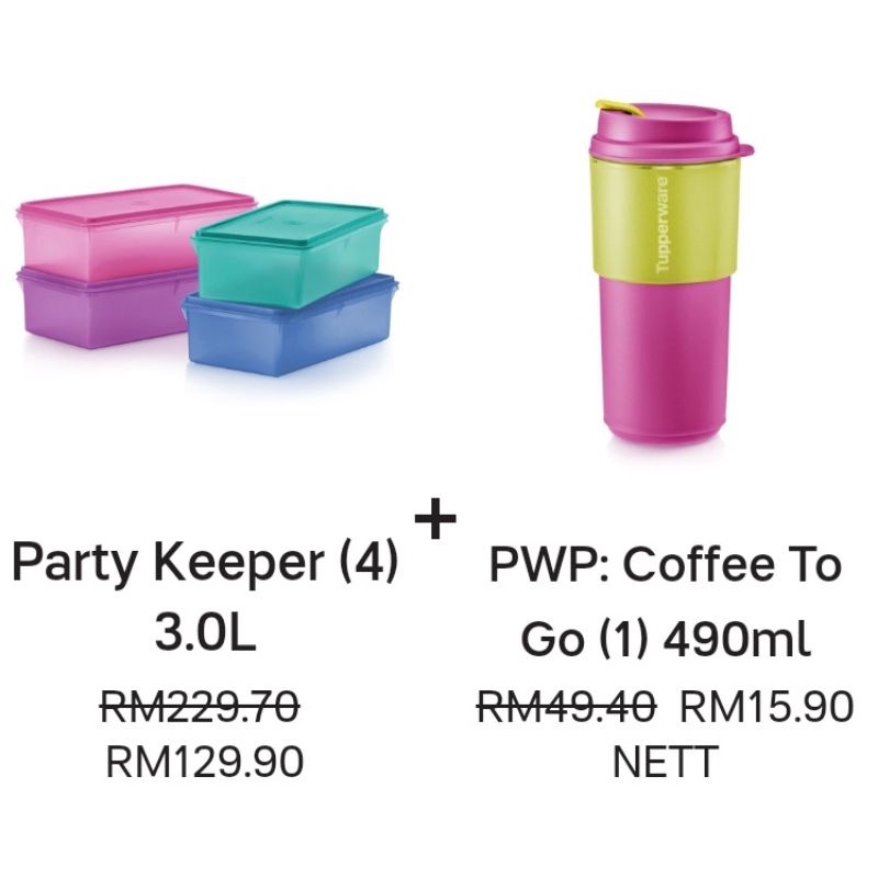 Tupperware - Modular Keeper 15.0L/Madular Mates Rec I 2.0L/ Modular ...