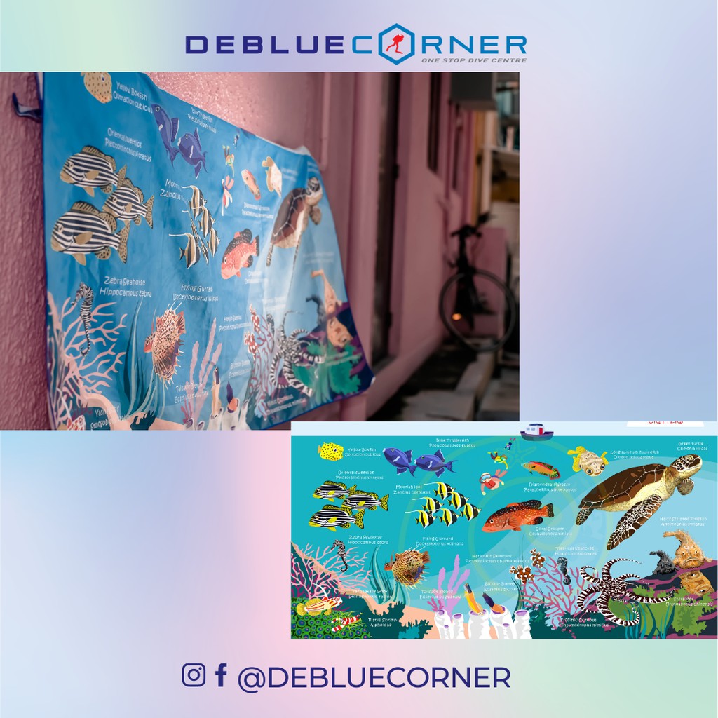 OCEANARIUM Dry Towel 吸水毛巾 Super Quick Dry Material (Scuba Diving ...