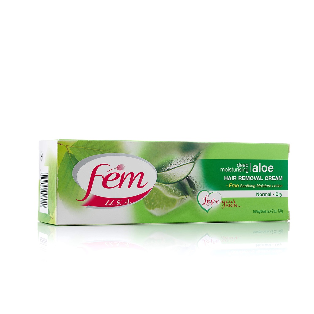FEM HAIR REMOVAL CREAM ALOE VERA - 120G | Shopee Malaysia
