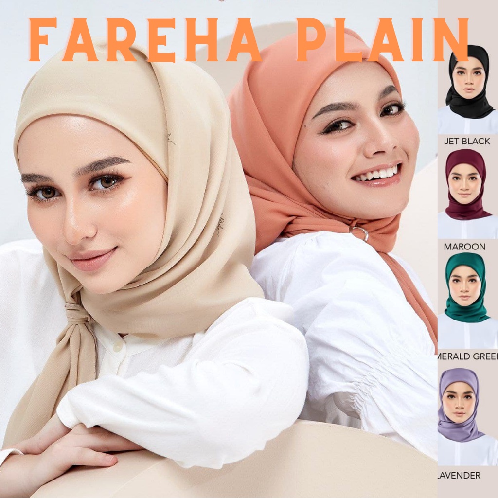 FAREHA LOVERS !floral /chanella plain/pse FAREHA ANTIKEDUT ORIGINAL ...