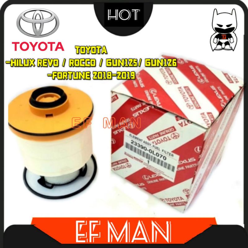 TOYOTA HILUX REVO ROCCO 2.4 2.8 FORTUNER DIESEL FILTER 23390 0L070 ...