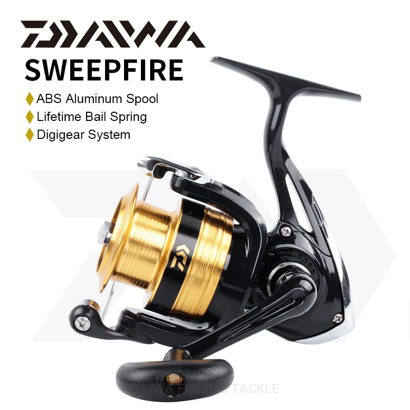 DAIWA SWEEPFIRE 2B Spinning Fishing Reels 1500/2000/2500/3000/4000 Gear ...