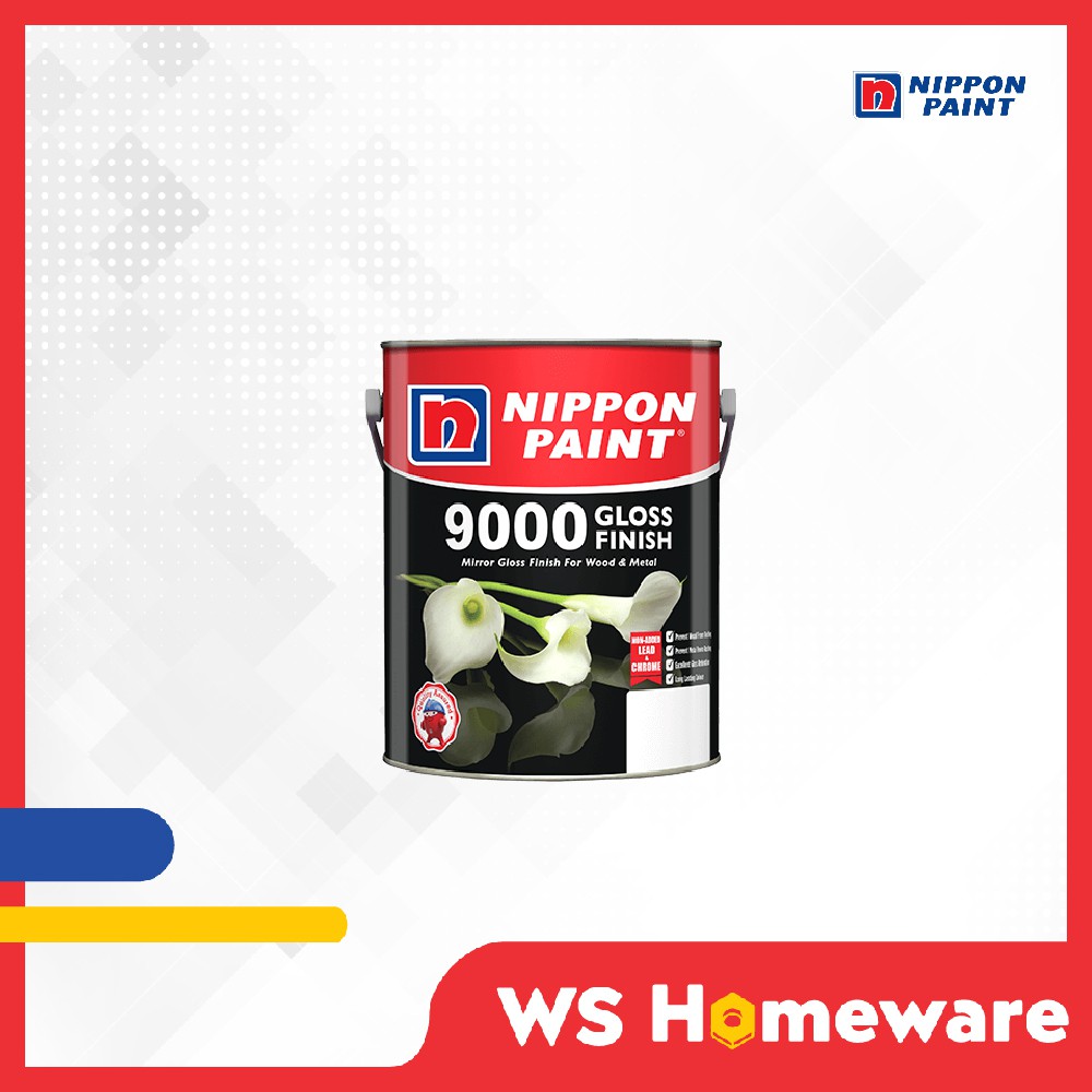 WS 1L Nippon 9000 Gloss Finish (Mixed Colour - For 1139 PAPIER GREY ...