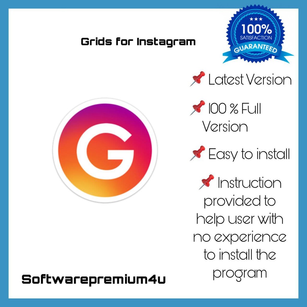 🔥【 Mac 】🔥 Grids for Instagram 7.0.16 | Experience Instagram in beautiful way on desktop | Shopee ...