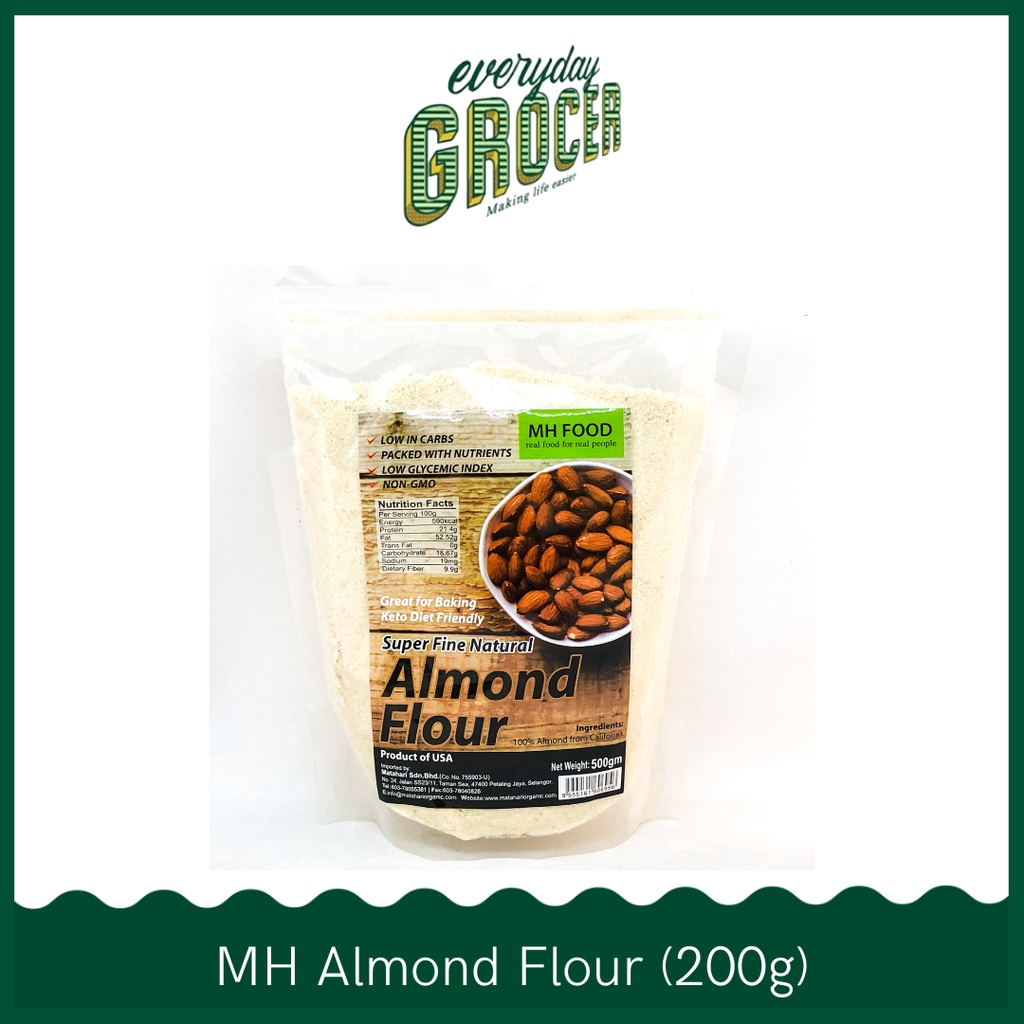 MH Natural Almond Flour (500g) | Shopee Malaysia