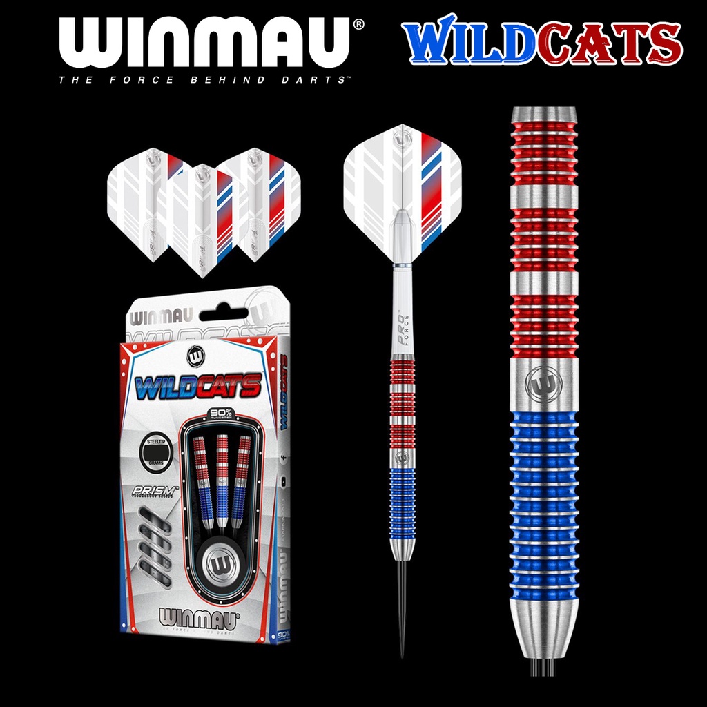Winmau WIldcats Steel Tip Tungsten Dart Darts Set | Shopee Malaysia