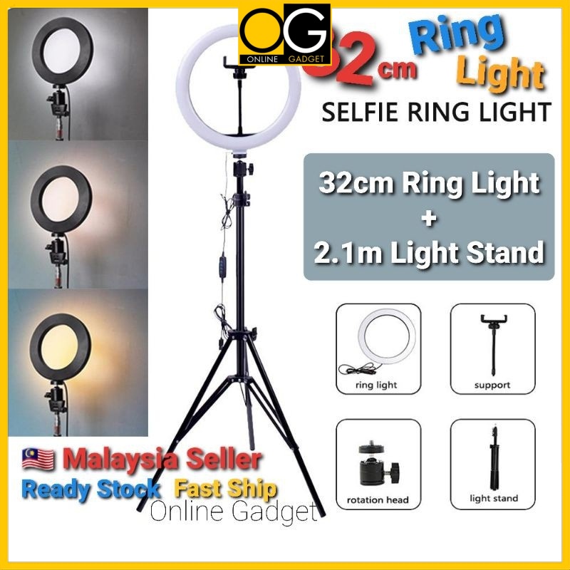 30CM/32CM Self-timer Ring Light for Mobile Phone Shooting And Live ...
