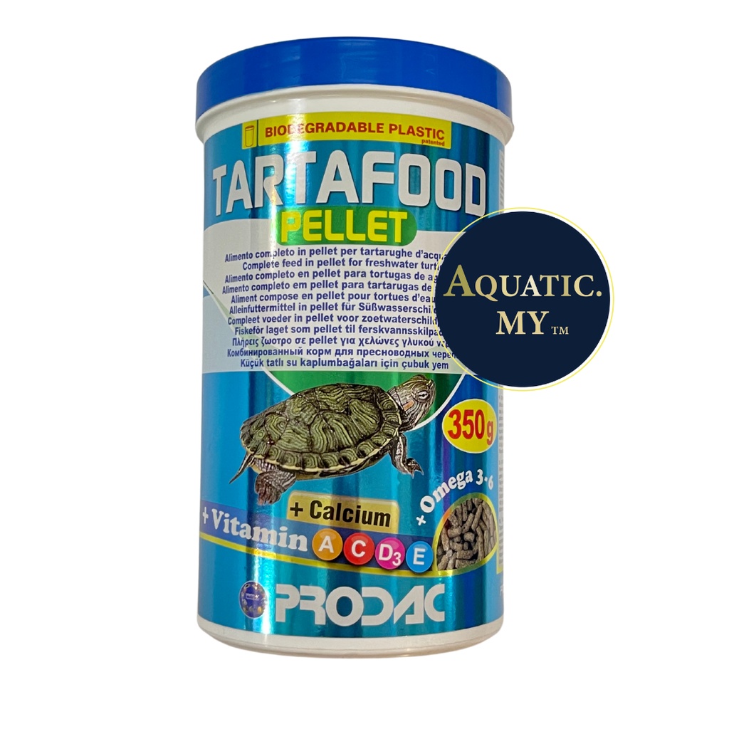 Prodac Tartafood Pellet Turtle Pellet 350g /Makanan kura kura | Shopee ...
