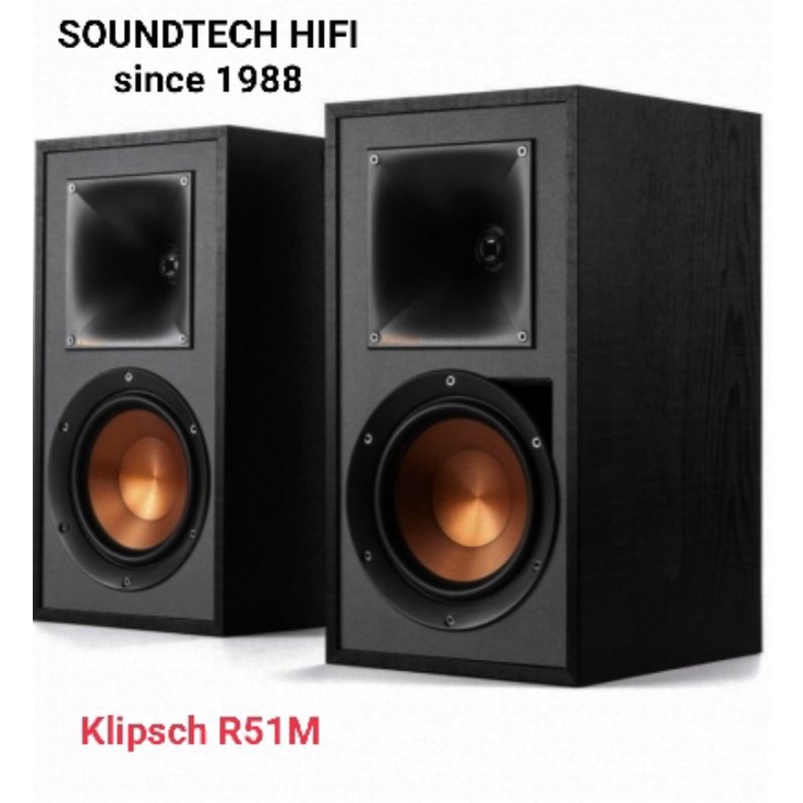 Klipsch USA R51M bookshelf loudspeaker | Shopee Malaysia