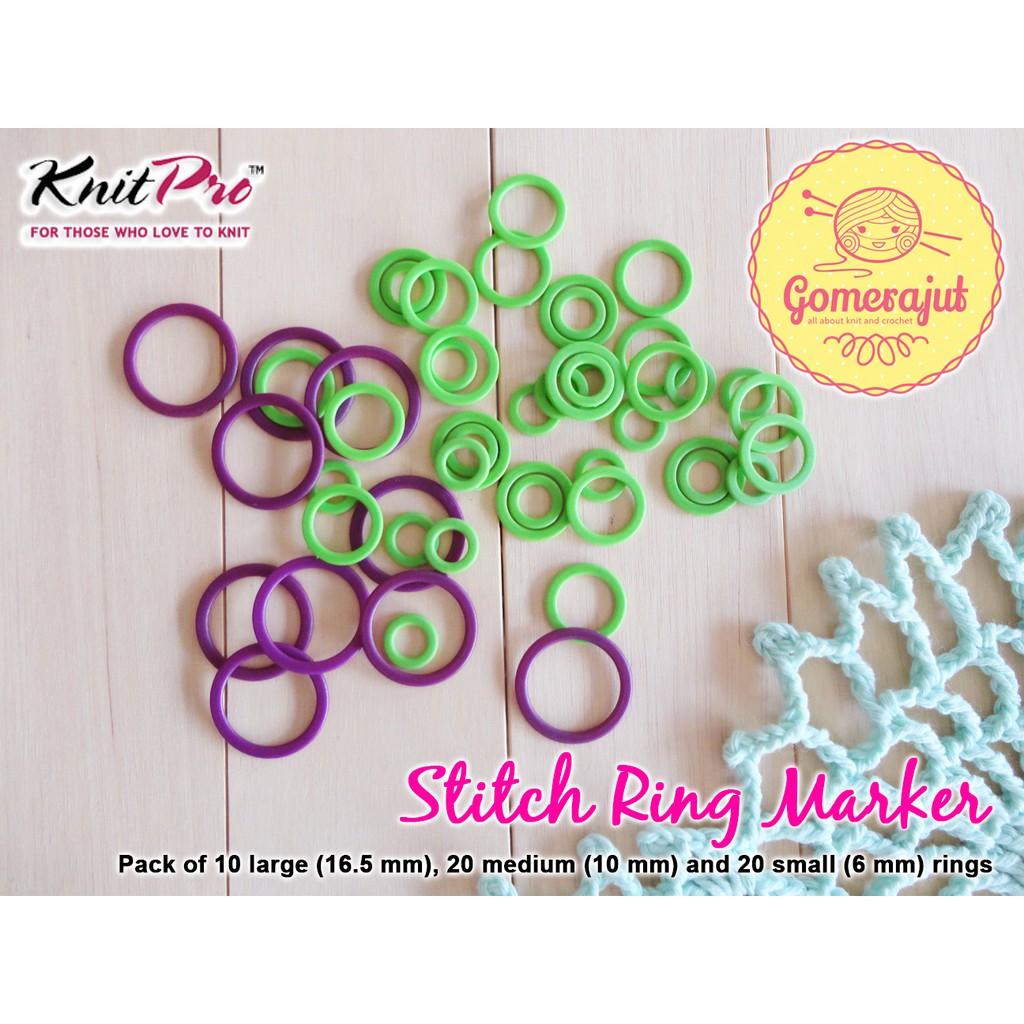 Gomerajut - KnitPro Stitch Ring Marker Handicraft Knitting Tool | Shopee Malaysia