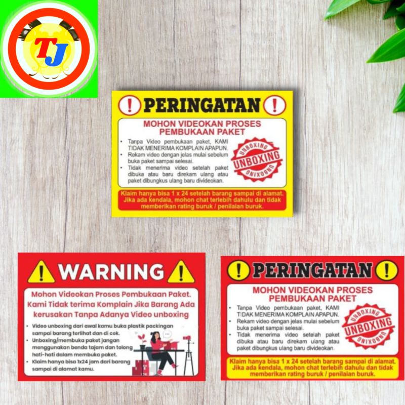 Shipping LABEL Stickers UNBOXING VIDEO Stickers Warning LABEL Stickers ...