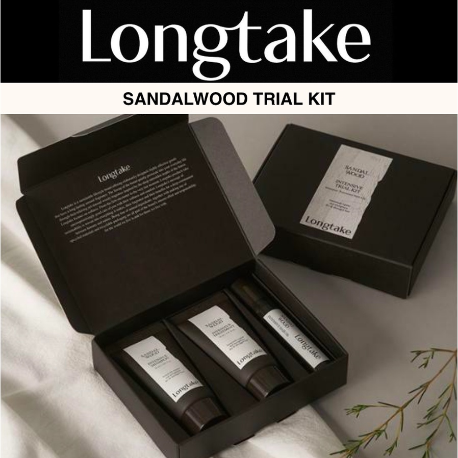 [Longtake] Sandalwood Intensive Trial Kit (Shampoo 30ml + Treatment 30ml + Oil 10ml) | Shopee ...