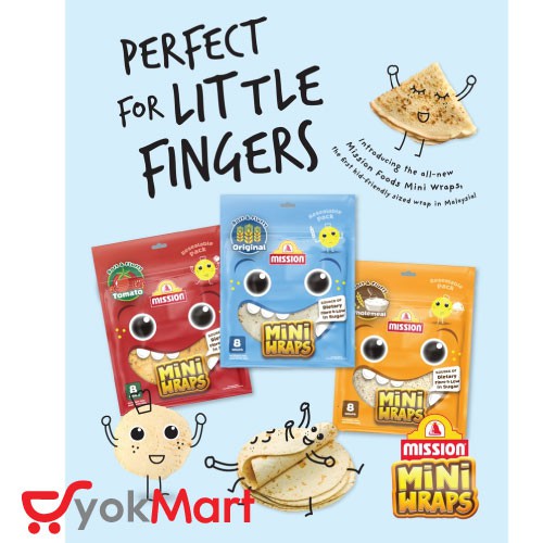 Mission Mini Wraps 8 Wraps (Original / Whole meal) - 300g | Shopee Malaysia