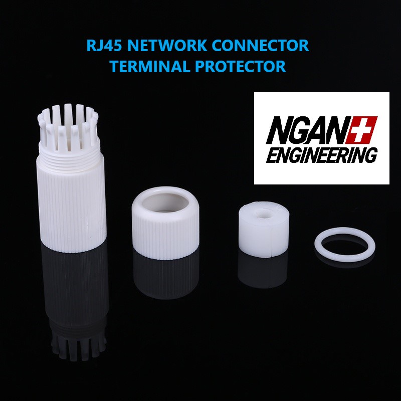 17.5mm Network Cap Terminal Connector Waterproof Protector For RJ45 ...