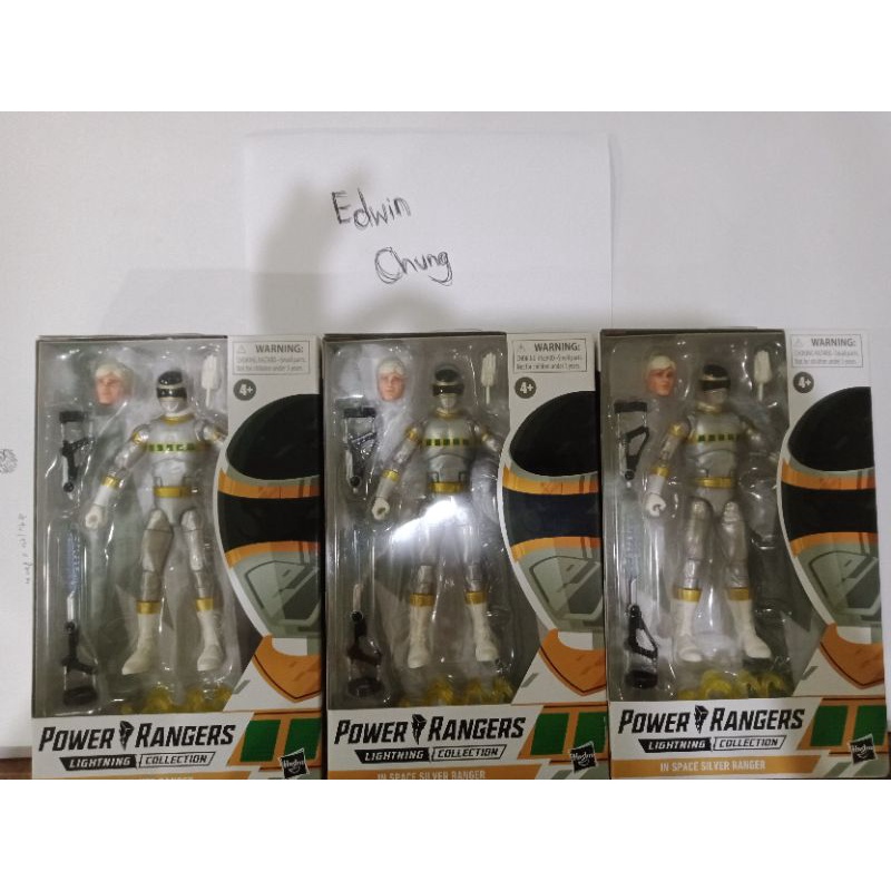 Hasbro Lightning Collection Power Rangers - In Space Silver Ranger ...