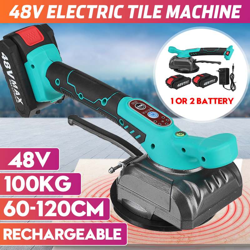 48V Tile Vibrator Tiling Machine For 120x120cm Tiles Floor Laying ...