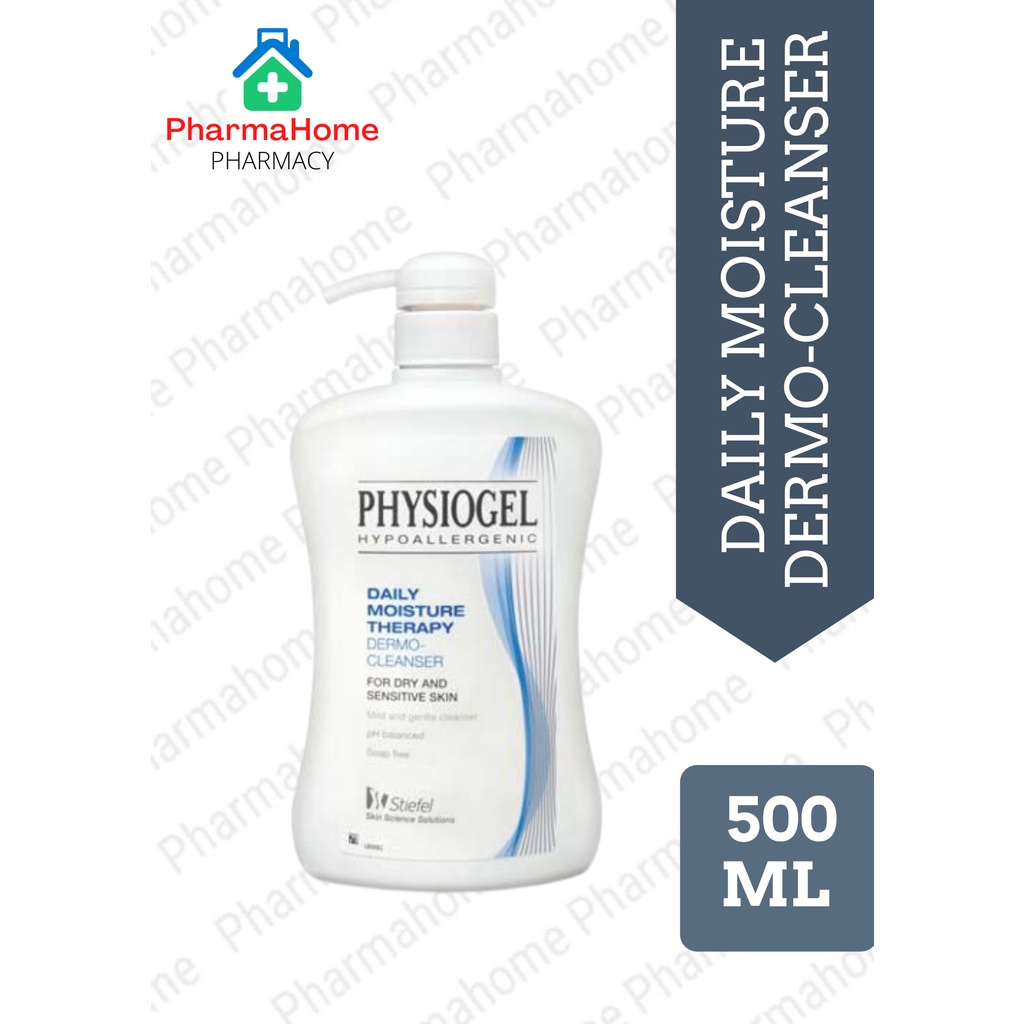 PHYSIOGEL DAILY MOISTURE THERAPY DERMO-CLEANSER 500ML X 2 FOC 75ML CREAM! | Shopee Malaysia