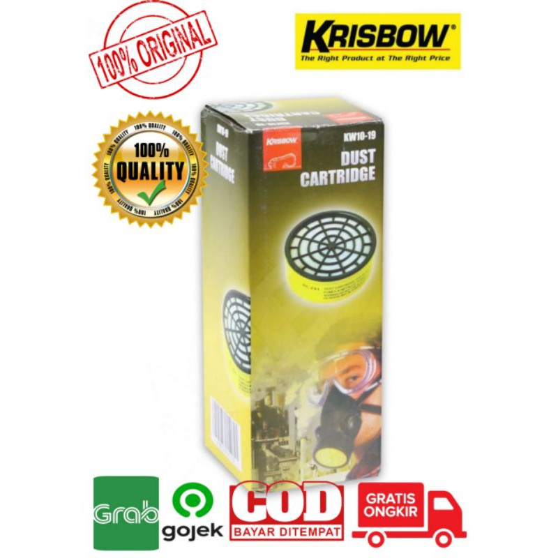 Krisbow Organic Steam Filter And Smoke Paint Respirator Mask | Shopee ...