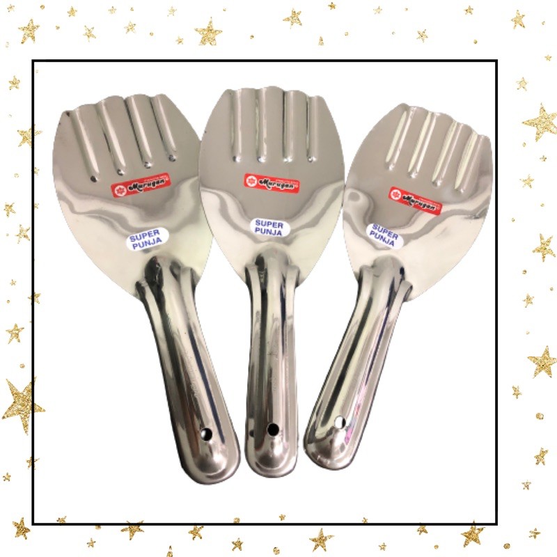 Stainless Steel Rice Serving Spoon (Rice Palta) | Shopee Malaysia