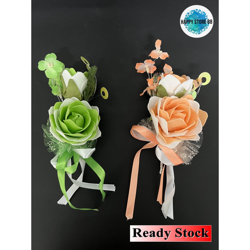 Flower Corsage / Bunga Kendarat / Bunga Rozek (1pc) | Shopee Malaysia
