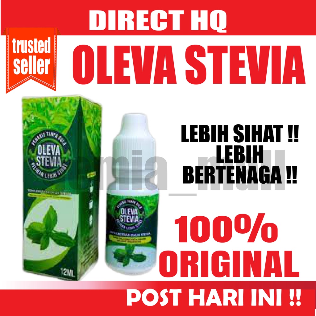 OLEVA STEVIA PEMANIS MAKANAN - 100% natural 300 titis Sesuai Kencing ...