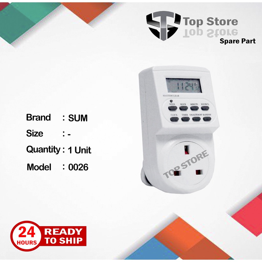 SUM 0026 Digital Timer SIRIM Eurosafe | Shopee Malaysia