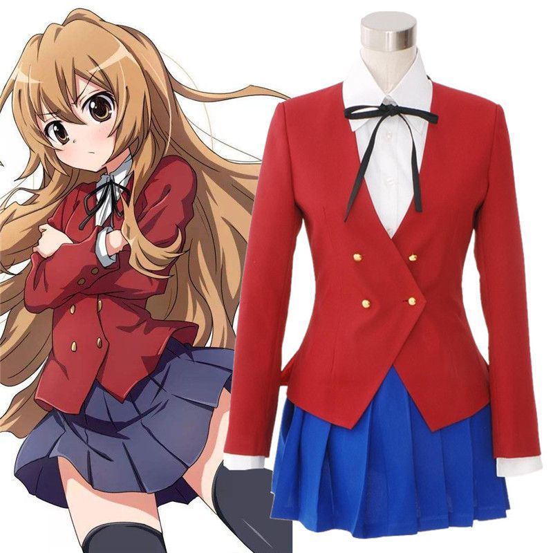 Stylish Dragon Tiger Toradora Aisaka Taiga Cosplay Costume Comfortable ...