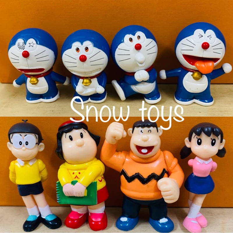 Doraemon Doremon Model - Complete set of 8 Models: Nobita Shizuka Jaian ...