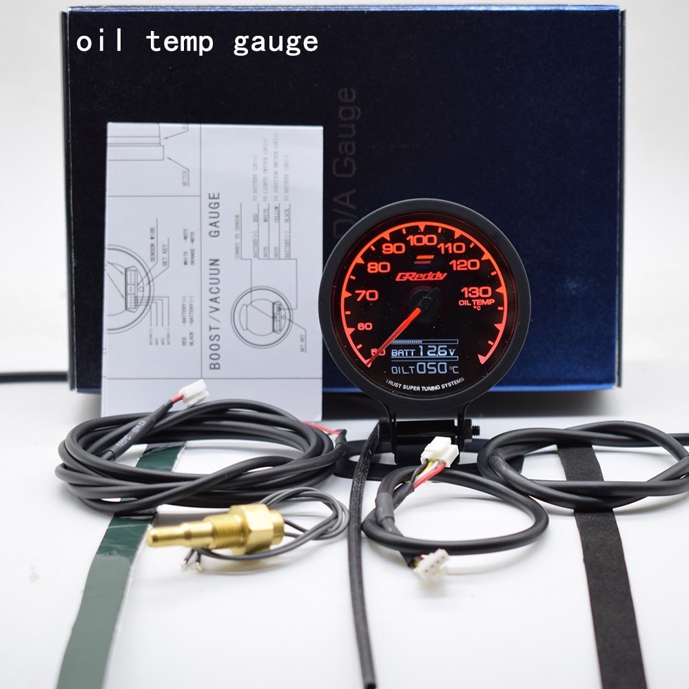 ( GReddy Meter) 7 Colour OEM Digital Meter Gauge With Volt Display ...