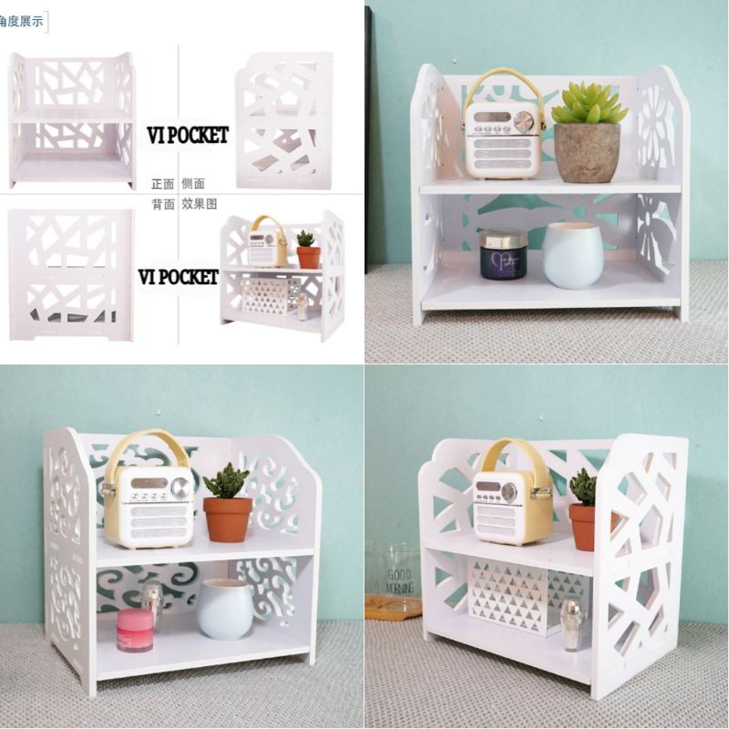 WIFI Rack TV Box Rack Desktop Rack Multiple Use Tabletop Book Shelf ...