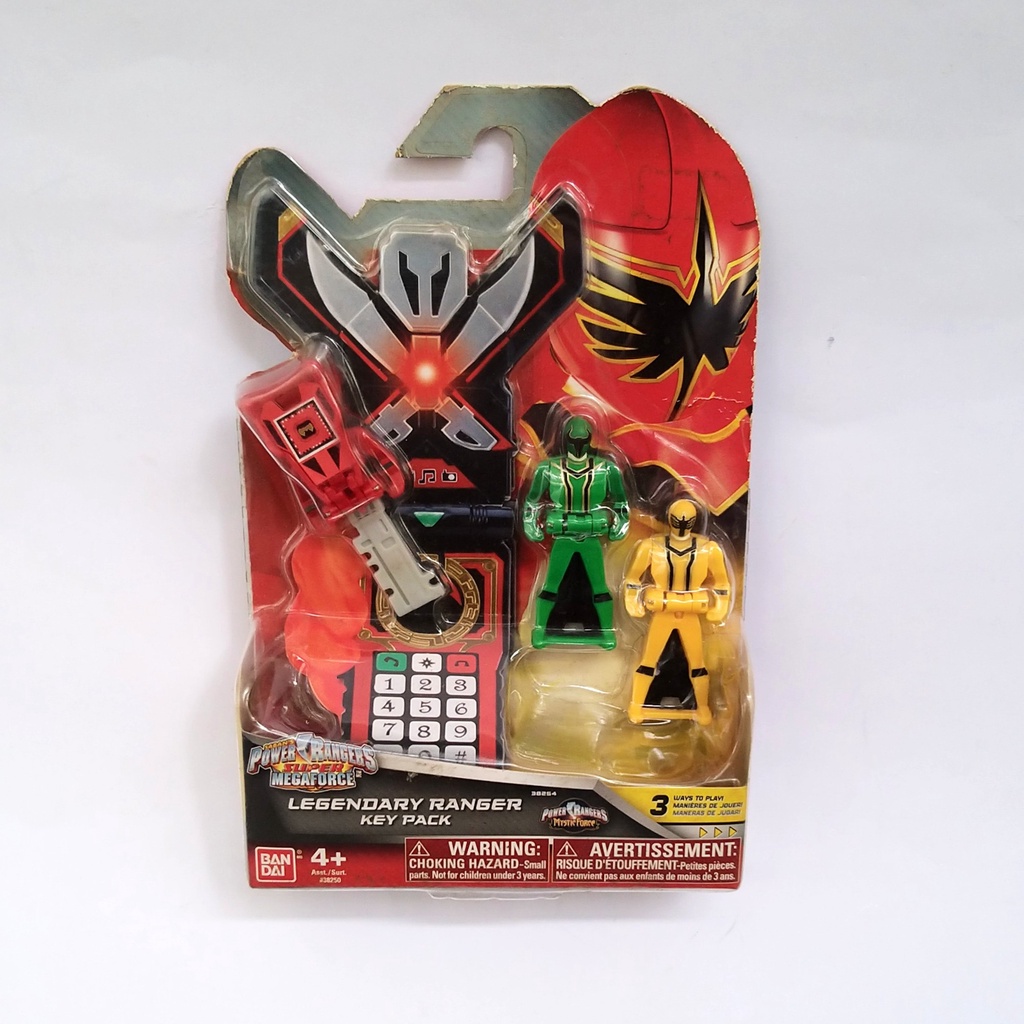 POWER RANGERS SUPER MEGAFORCE LEGENDARY KEY PACK MYSTIC FORCE RED GREEN ...