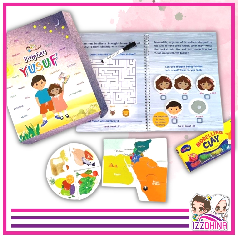 Prophet Yusuf Busy Book | Montessori Toys | Educational Toys for Kids ...