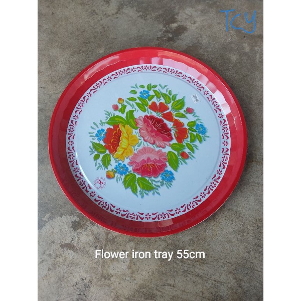 DULANG BESI 40-60cm SERVING TRAY STAINLESS STEEL TRAY | Shopee Malaysia