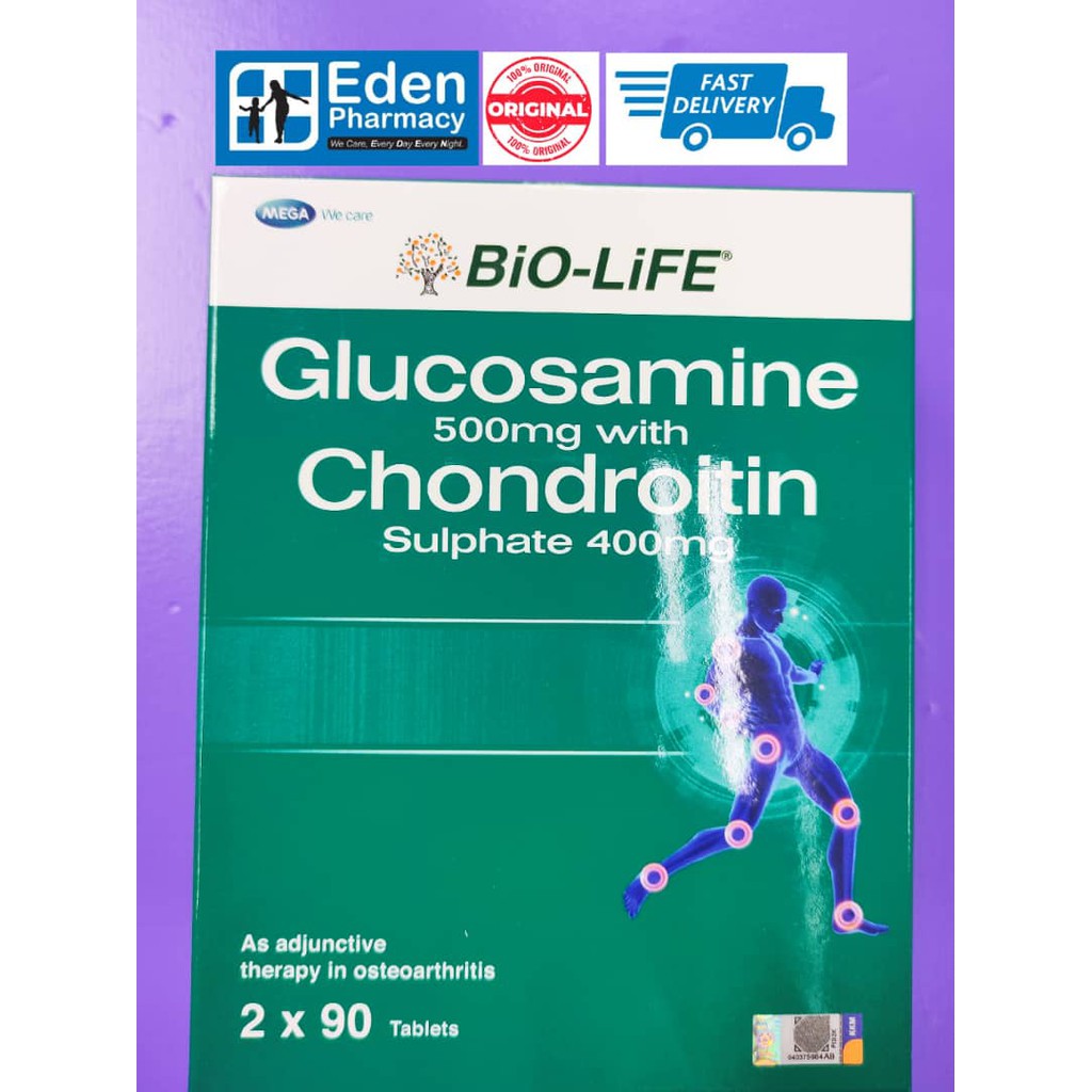 BioLife Bio Life Bio-Life Gluocosamine 500mg with Chondroitin Sulphate ...