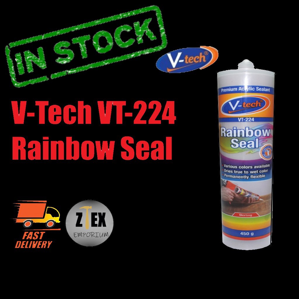 V-Tech VT-224 Rainbow Seal (Black, Beige, Brown & Grey) | Shopee Malaysia