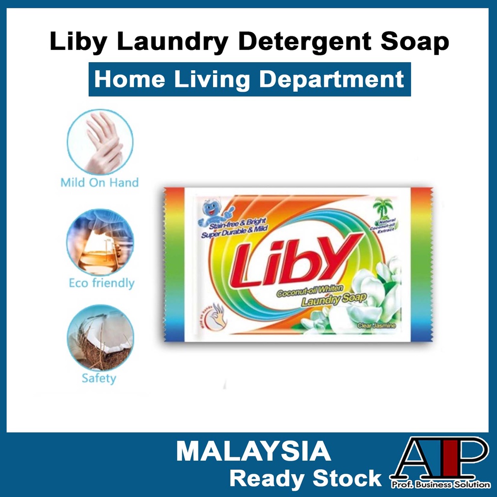 Liby Coconut-Oil Extract Imperative Whitening Laundry Detergent Soap ...